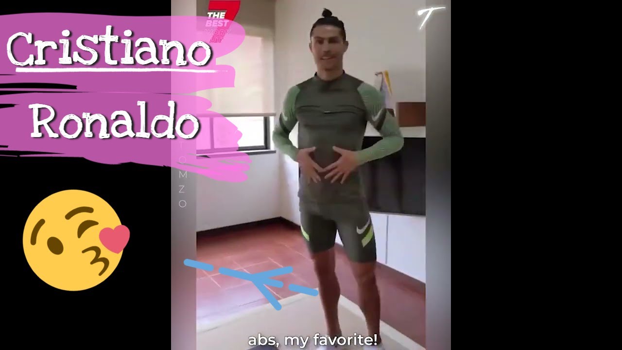 Cristiano Ronaldo Shows his Workout Routine! - YouTube