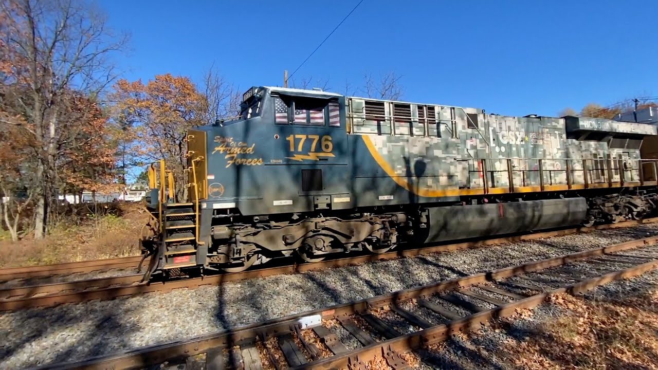 Conrail Shared Assets Freights Ft. CSX #1776 Spirit Of Our Armed Forces ...