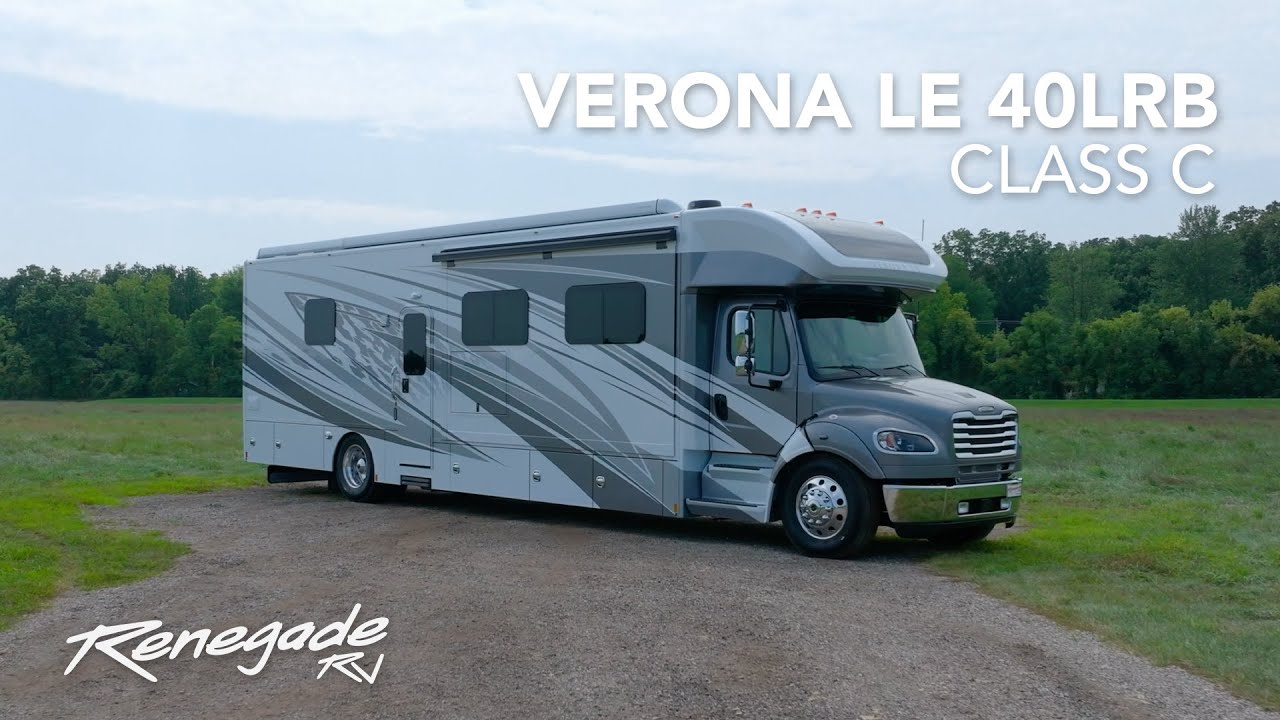 2024 Renegade RV Tour: Verona LE 40LRB | Class C Motorhome - YouTube