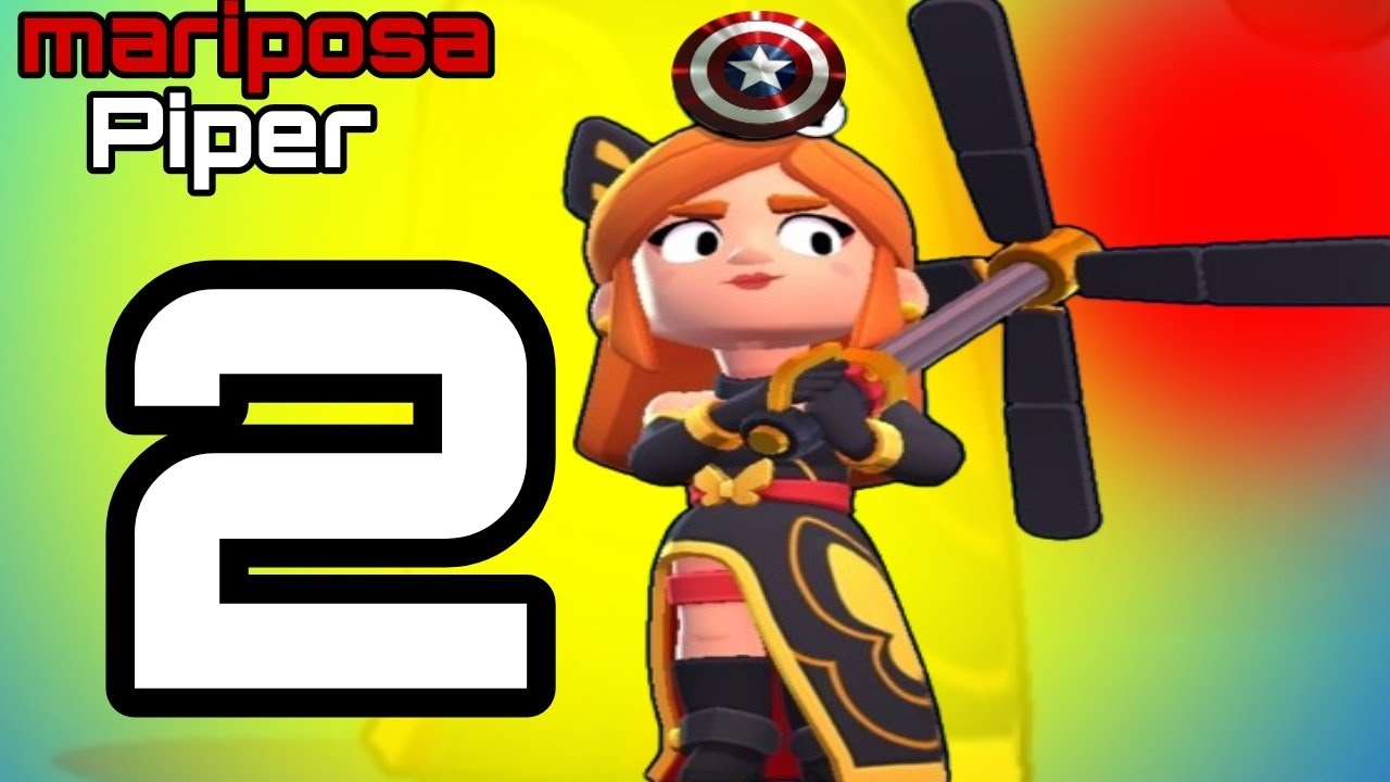 2 brawl stars Game..Mariposa Piper - YouTube
