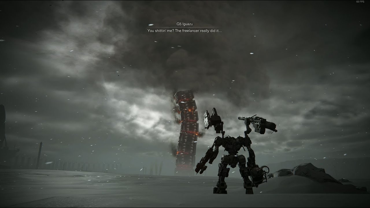 Armored Core VI - Chapter 3 Mission "Destroy the Ice Worm" S Rank - YouTube