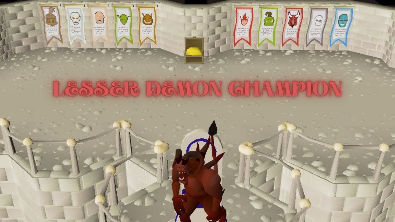 Champion scroll lesser demon - YouTube