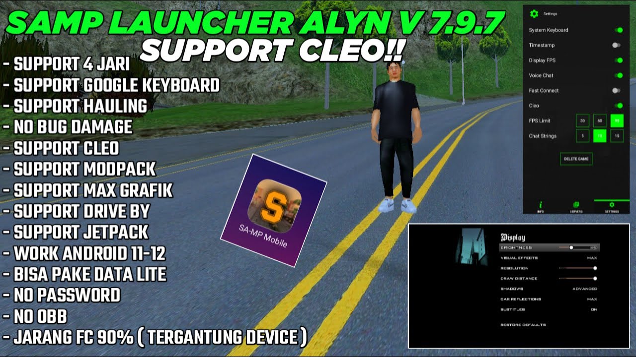 SHARE SAMP LAUNCHER ALYN VERSI 7.9.7 + CARA PASANG || SUPPORT DATA LITE ...