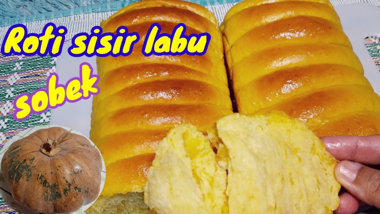Roti sisir labu berbahan dasar labu kuning - YouTube