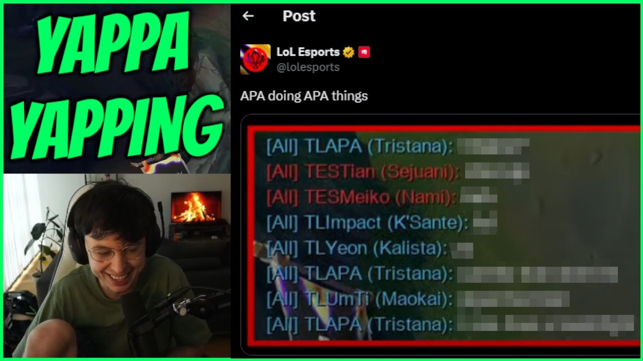 TL Apa All Chatting VS TES At MSI - YouTube