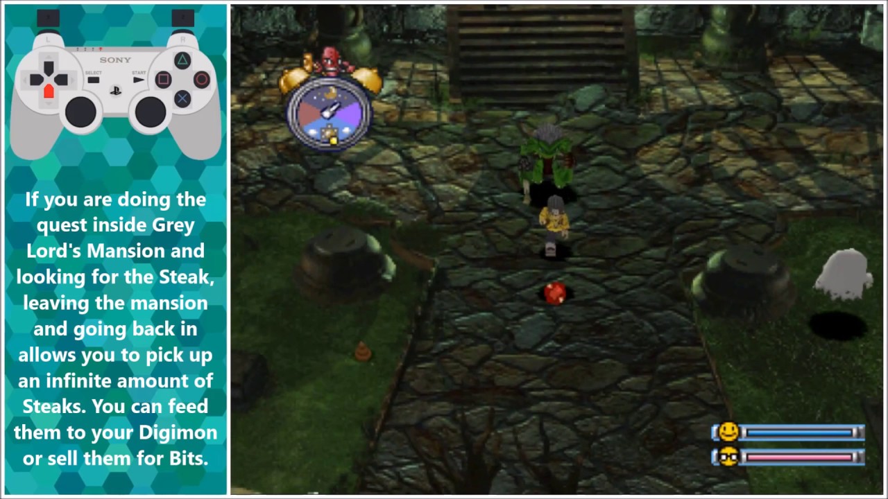 Digimon World Exploit - Getting infinite Steaks - YouTube
