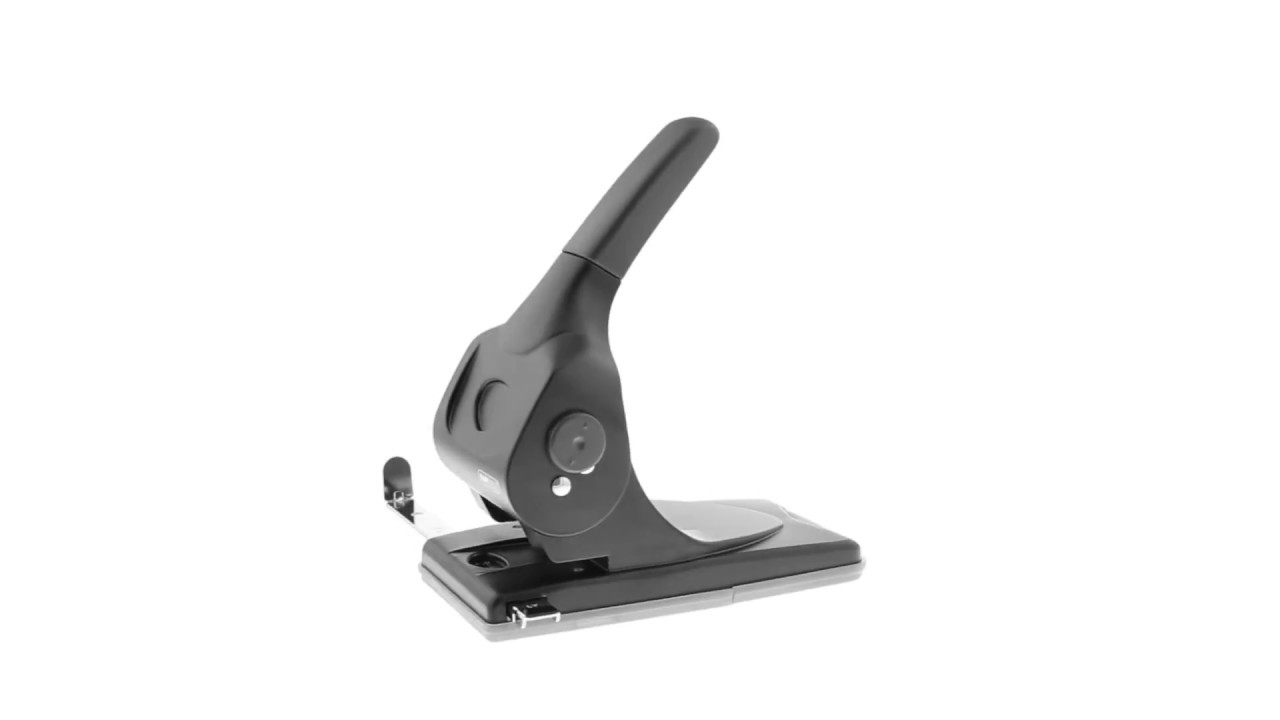 2 Hole Punch - Rapesco ALU 65 - YouTube