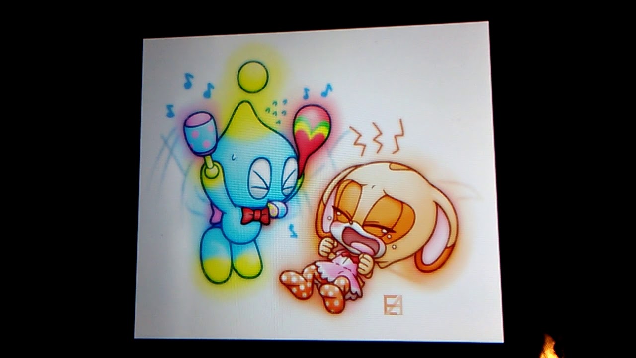 Cream the rabbit as a baby - YouTube