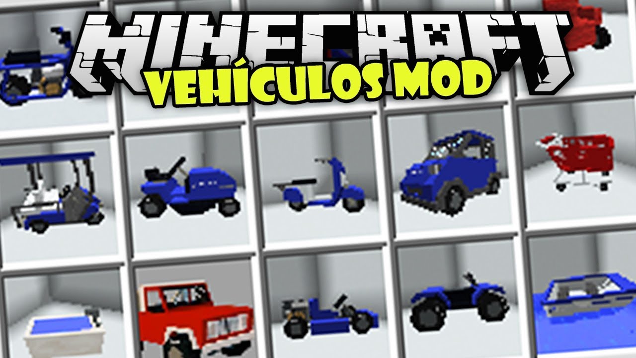 MINECRAFT MODS - RECORRE EL MUNDO EN LOS NUEVOS VEHÍCULOS DE MINECRAT ...