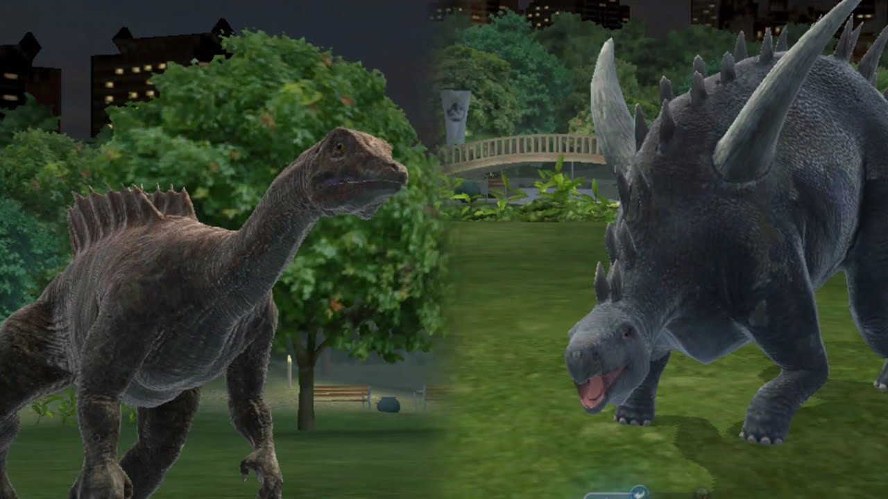 Plateopikasaurus Vs Gigantspinosaurus | Jurassic world alive | - YouTube