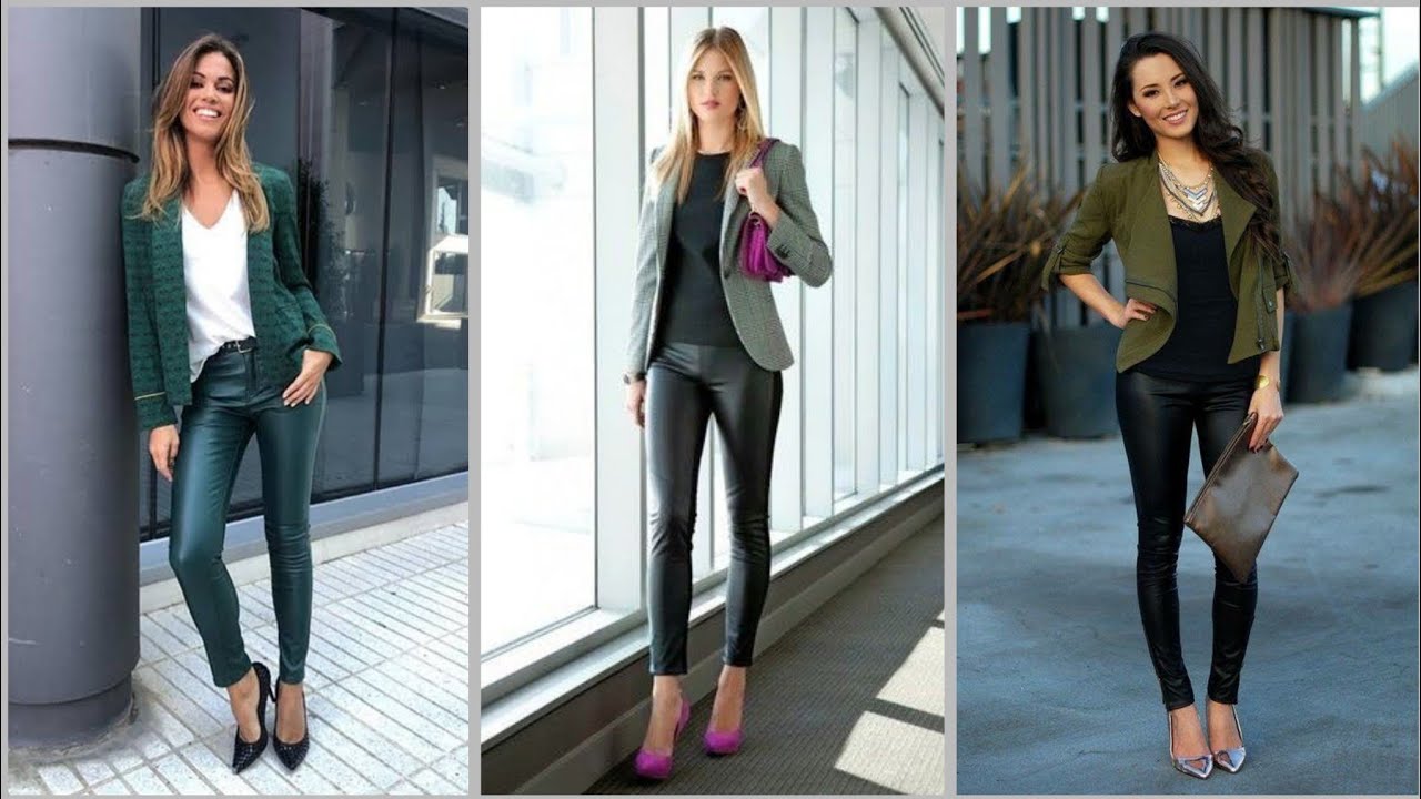 2024_2025 How to Style of Gorgeous Simple Leather Spotlight Outfit # ...