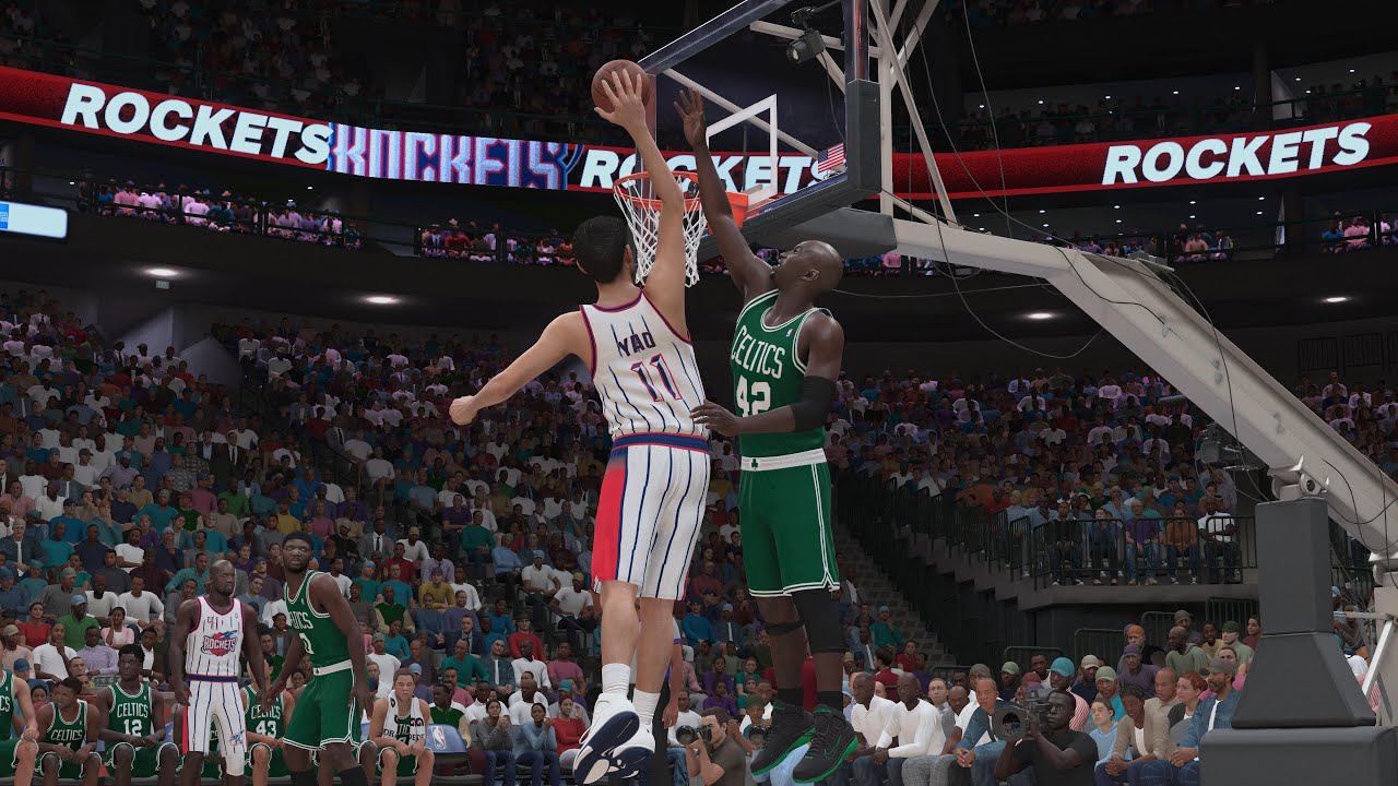 NBA CLASSIC 2001 BOSTON CELTICS vs HOUSTON ROCKETS [ NBA 2K24 GAMEPLAY ...