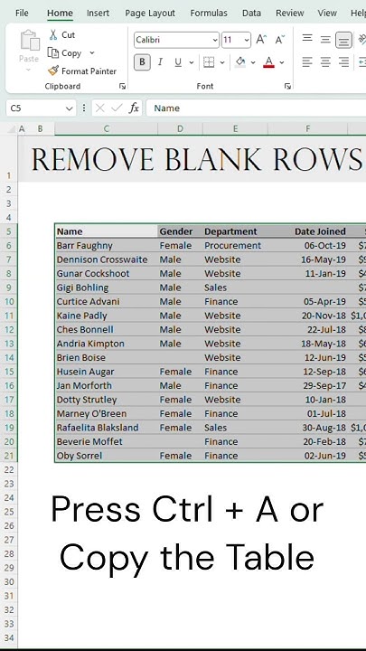 How to delete blank rows in Excel |Delete empty rows with these Excel ...