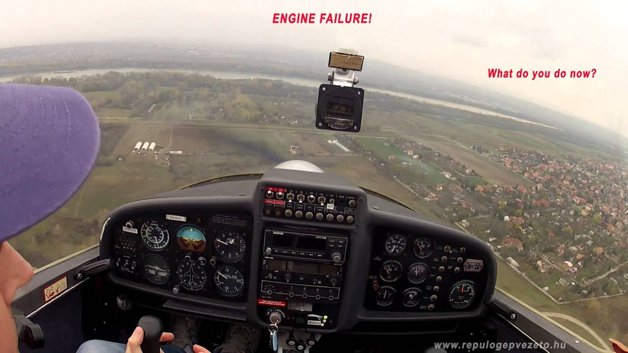 Engine Failure During Take-Off and Turning Back on 500 feet (practice ...