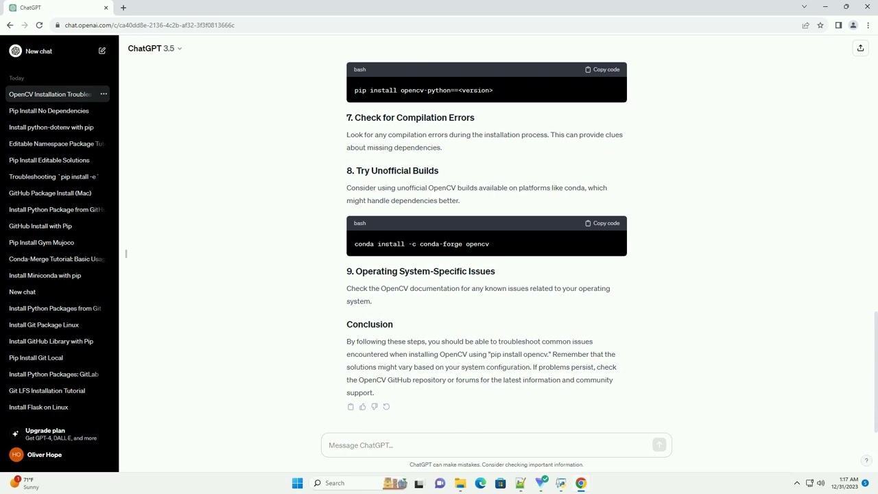 Pip Install Opencv Not Working YouTube Pip Install Opencv Not Working YouTube