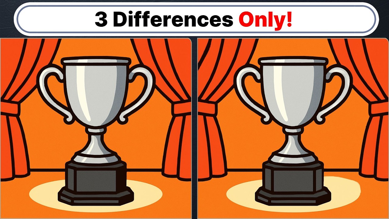 🔍🧩Find 3 Difference | 3 Differences Only!🔍🧩|SPOT IN SECONDS - YouTube