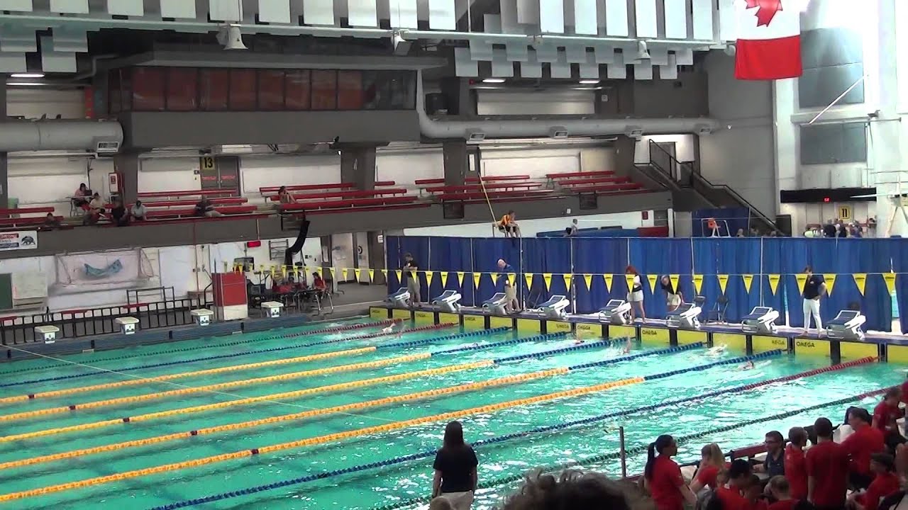 2014 May 24 OSC Girls 100M Back Silver Cup Kinsmen Pool E5H9 - YouTube