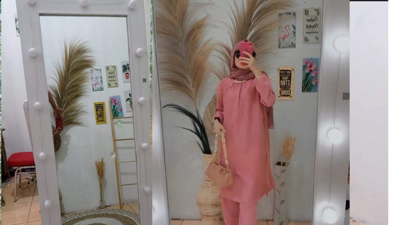 Cara membuat kaca mirror/standing mirror full body low budget - YouTube