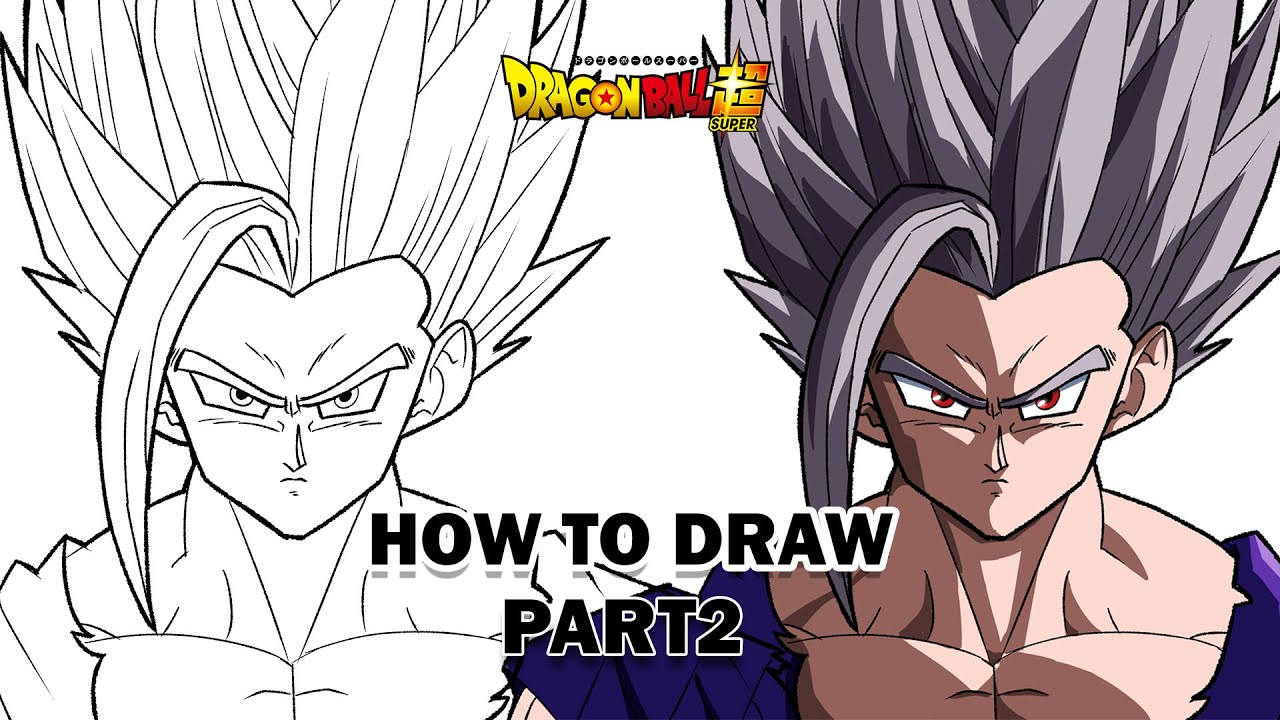 how to draw gohan easy step by step|畫畫孫悟飯||PART2 - YouTube
