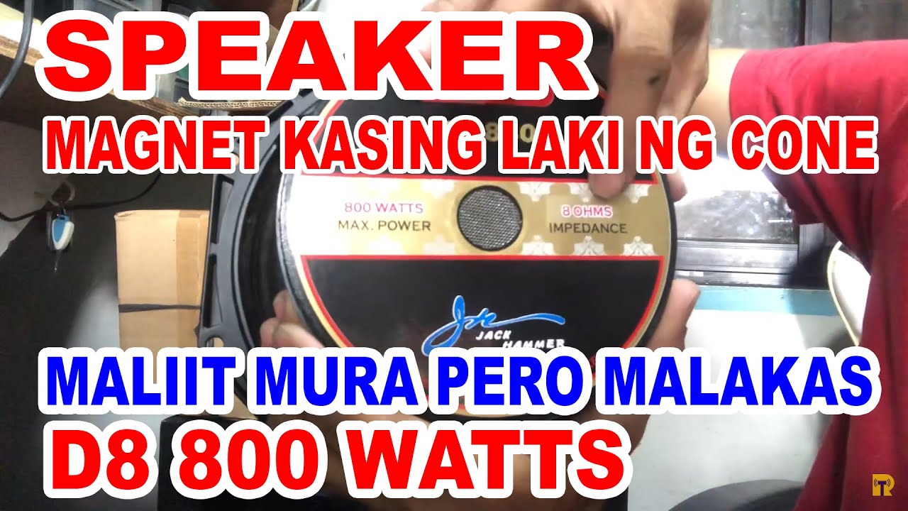 Unboxing Speaker for Sound system / Line Array Jh880 crown D8 800 watts ...