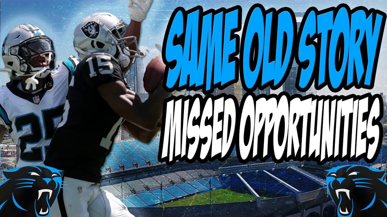 Carolina Panthers LOSE to the Las Vegas Raiders 34-30 - YouTube