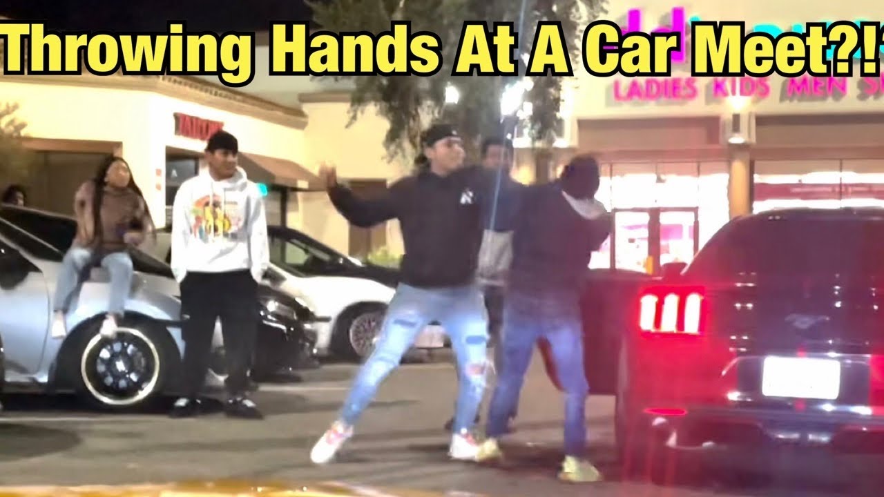 Fight Breaks Out In Front Of My Supra At Car Meet!! - YouTube