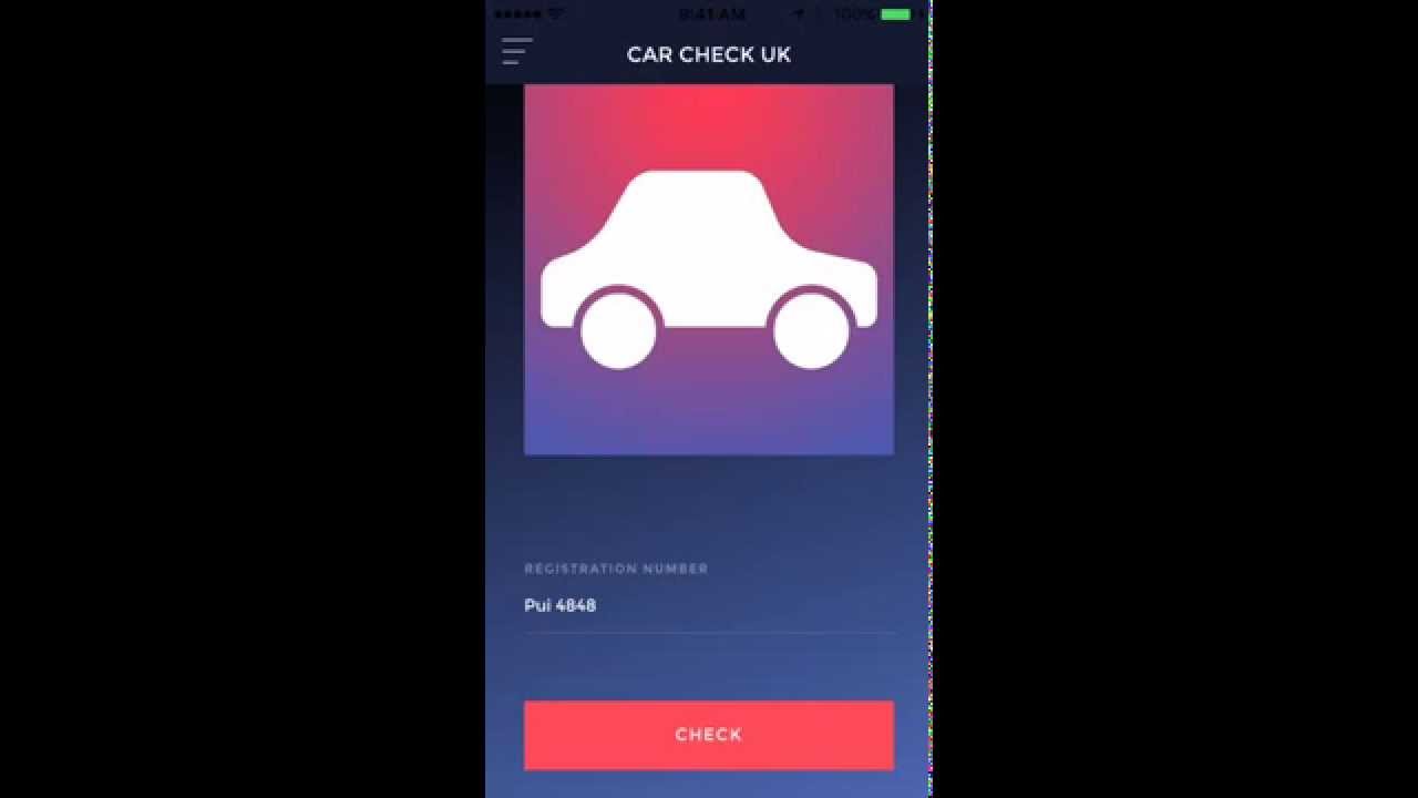 Car check UK App preview video - YouTube