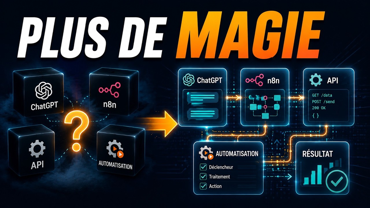 La chaîne cachée derrière ChatGPT, n8n et les automatisations (#070 ...
