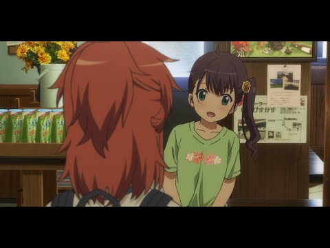 Natsumi and Aoi's first meeting at an inn in Okinawa #NonNonBiyori