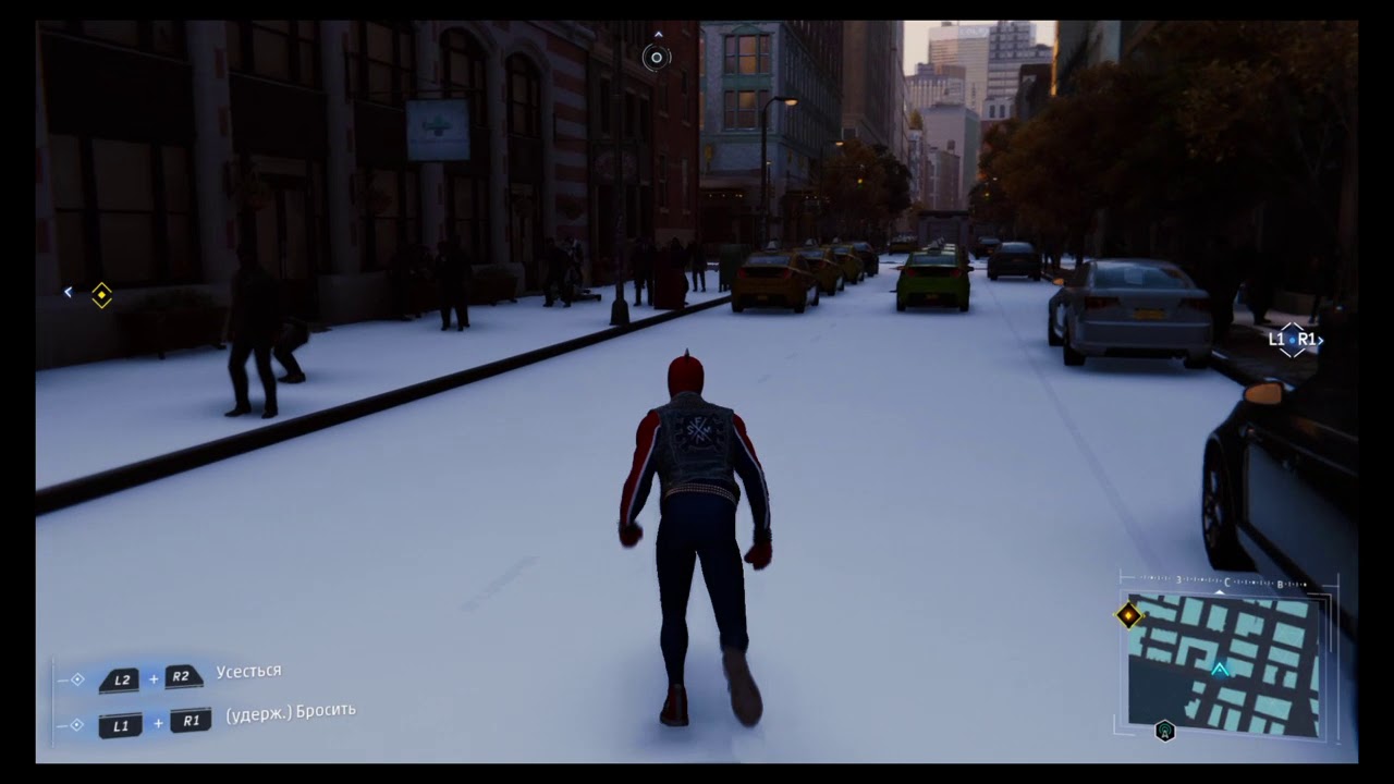 Snow in Spider Man PS4? - YouTube