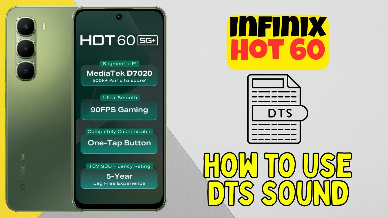 How to Use DTS Sound on Infinix Hot 60 | Best DTS Sound Settings ...