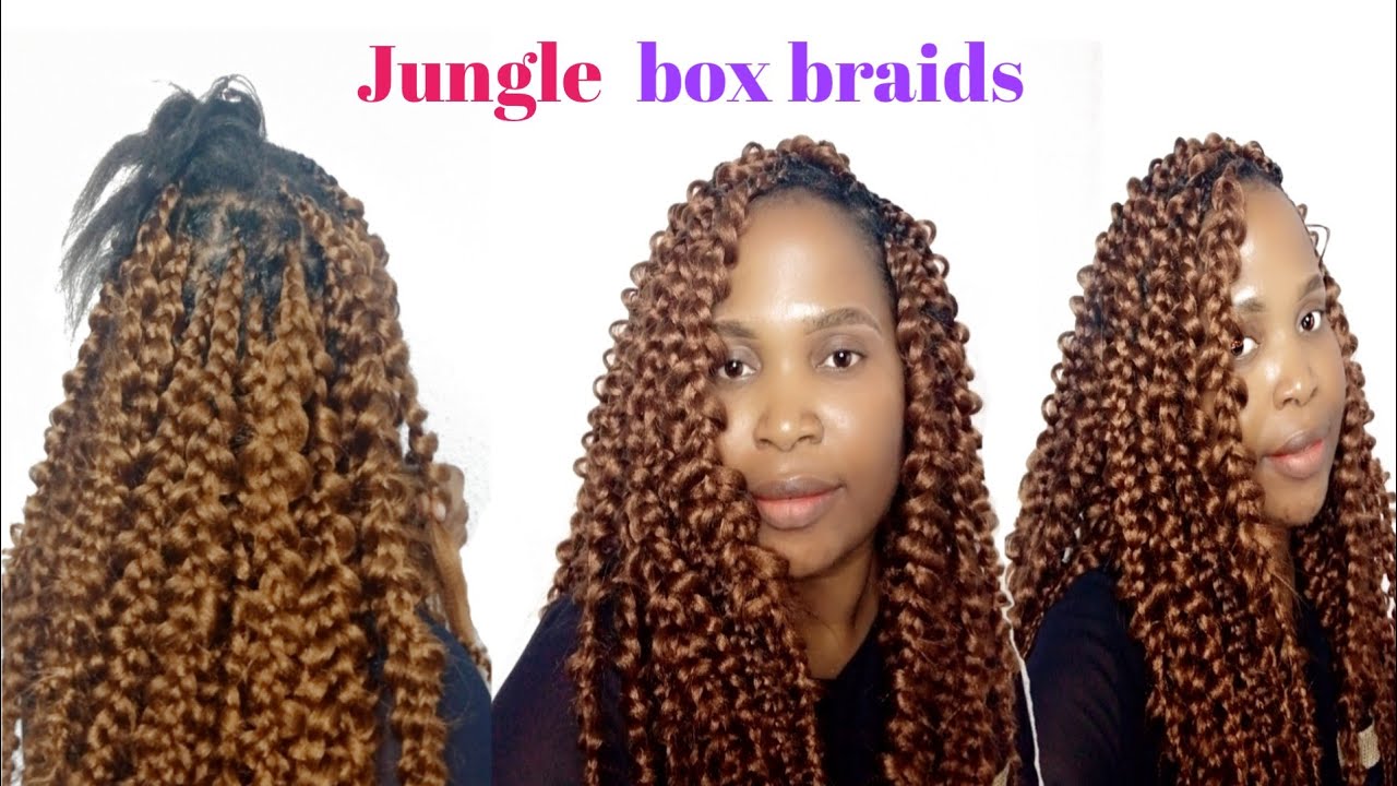JUNGLE BOX BRAIDS | DIY knotless jungle box braids | beginner friendly ...