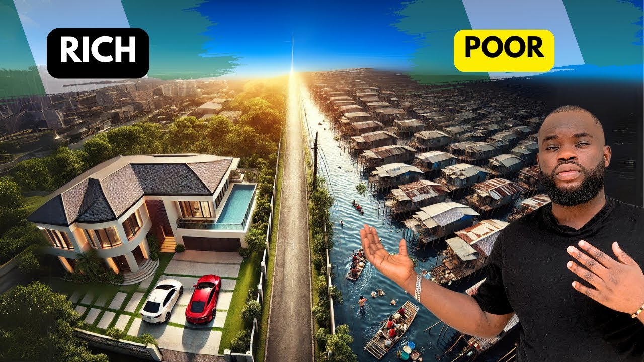 Inside the Rich and the Poor Neighborhood in Lagos, Nigeria 🇳🇬 ( side ...