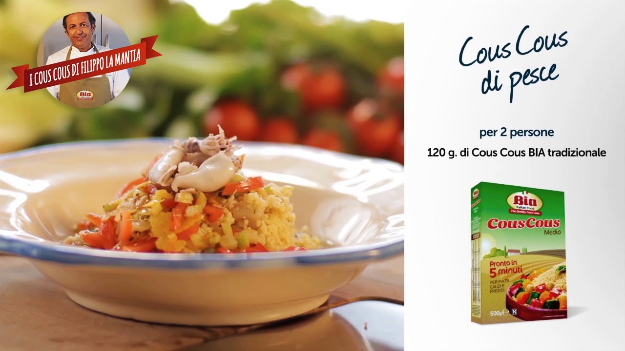 Cous Cous di pesce di Filippo La Mantia - YouTube