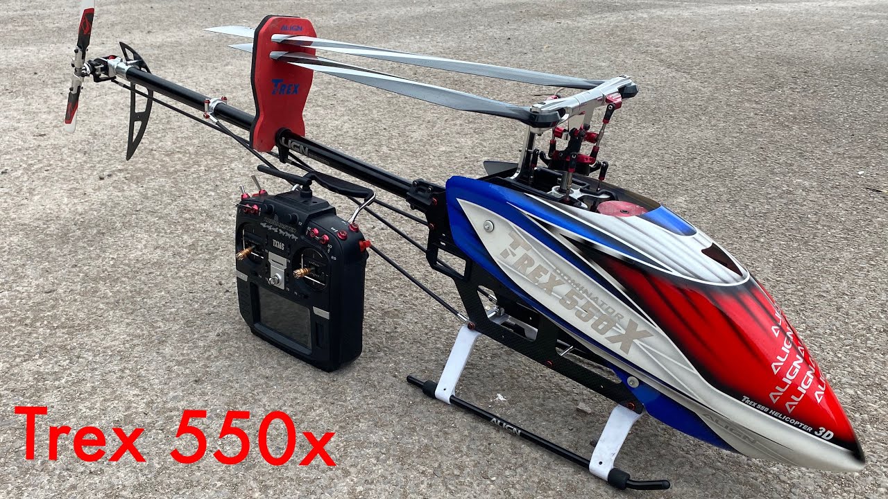Align trex 550x - Quick flight - YouTube