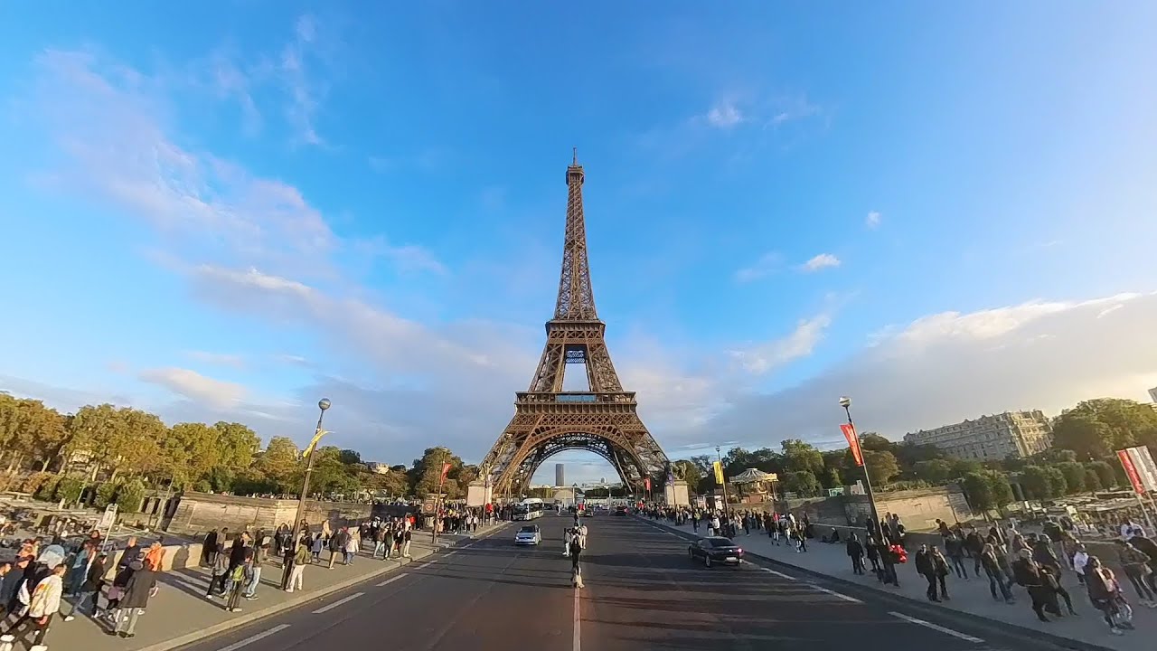 360 VR TOUR | PARIS | EIFFEL TOWER | ALL LEVELS | AIR PANORAMIC VIEW ...