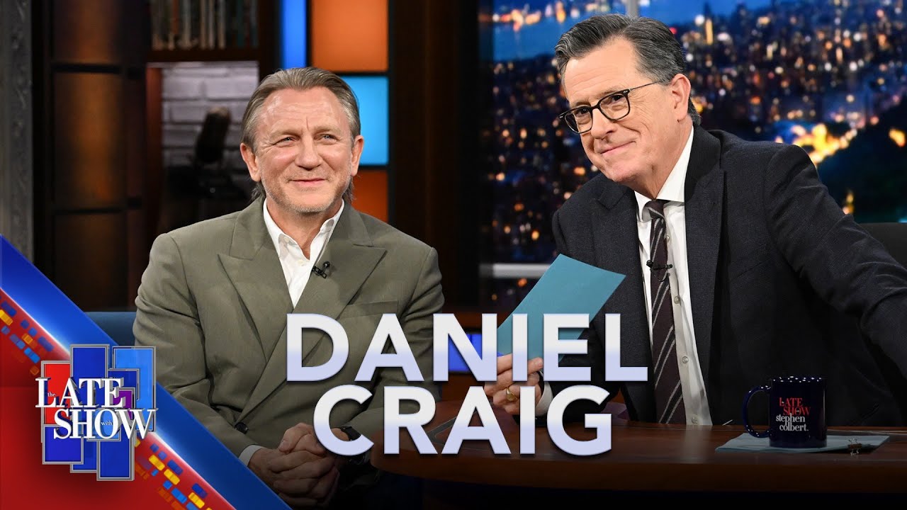 Daniel Craig Finally Teaches Stephen Colbert The Correct Way To Say ...