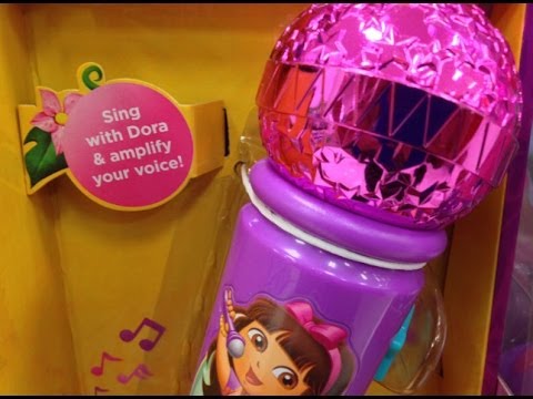 dora the explorer singing star microphone - YouTube