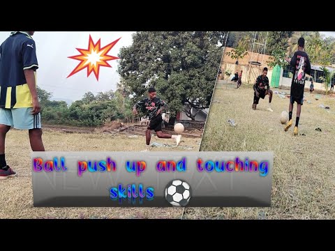 #Football//Inside push up_and_laces//touching skills ⚽💪 - YouTube