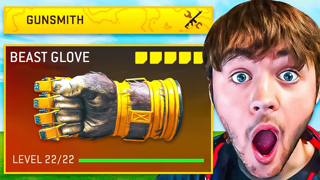 I Won Using the BEAST GLOVE ONLY in Warzone.. - YouTube