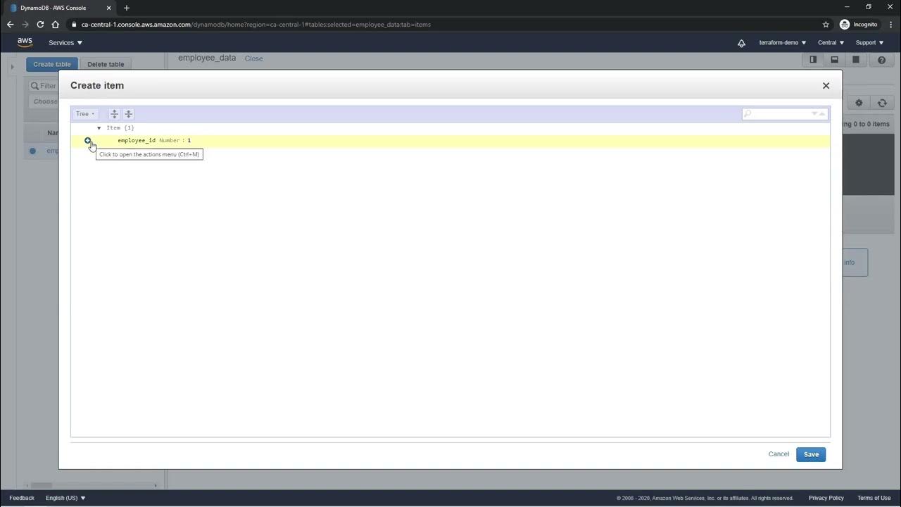 31 Demo Dynamodb - YouTube