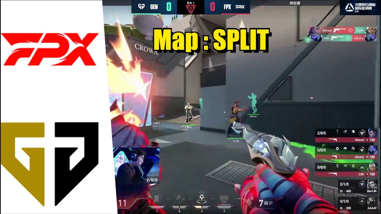 FPX vs GEN.G | Map : SPLIT | Valorant Radiant International ...