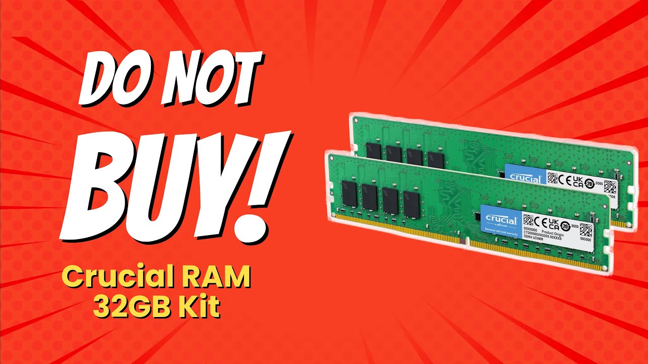 DON'T BUY Crucial RAM 32GB Kit Before Watching This! 🚫🛑 - YouTube