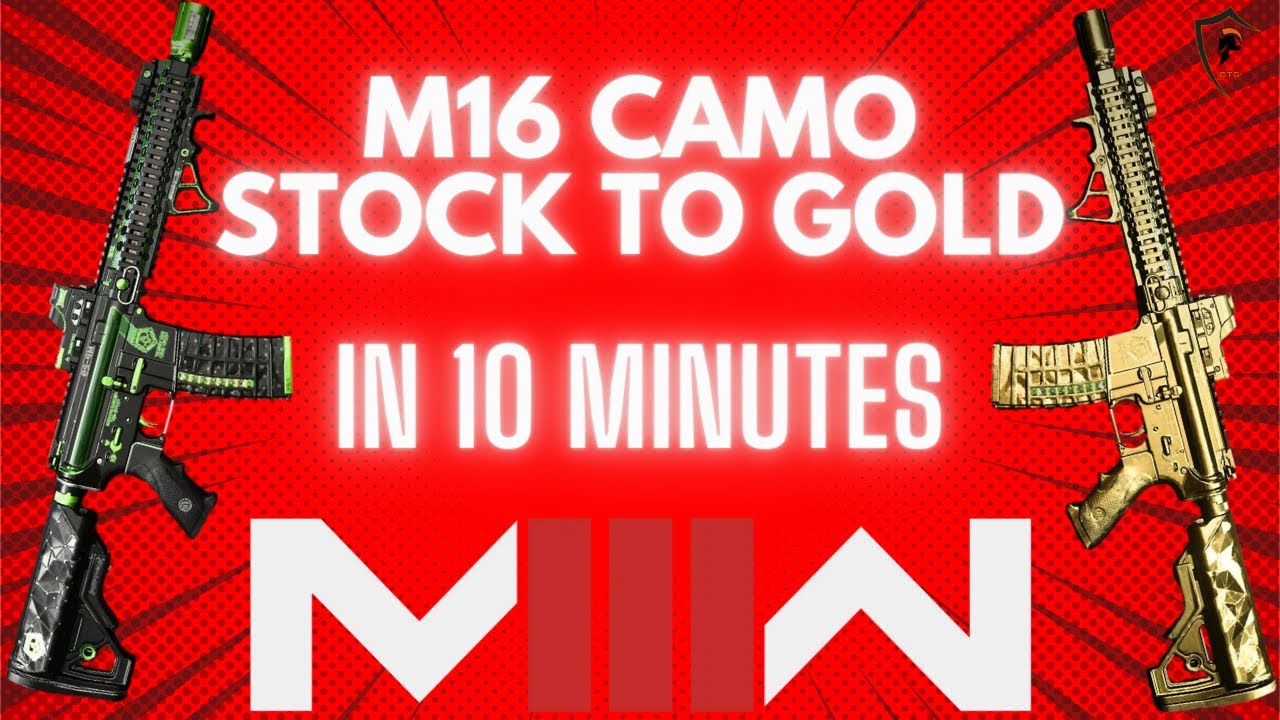 M16 Gold Camo Unlock in COD MW3 2023: Full Guide - YouTube