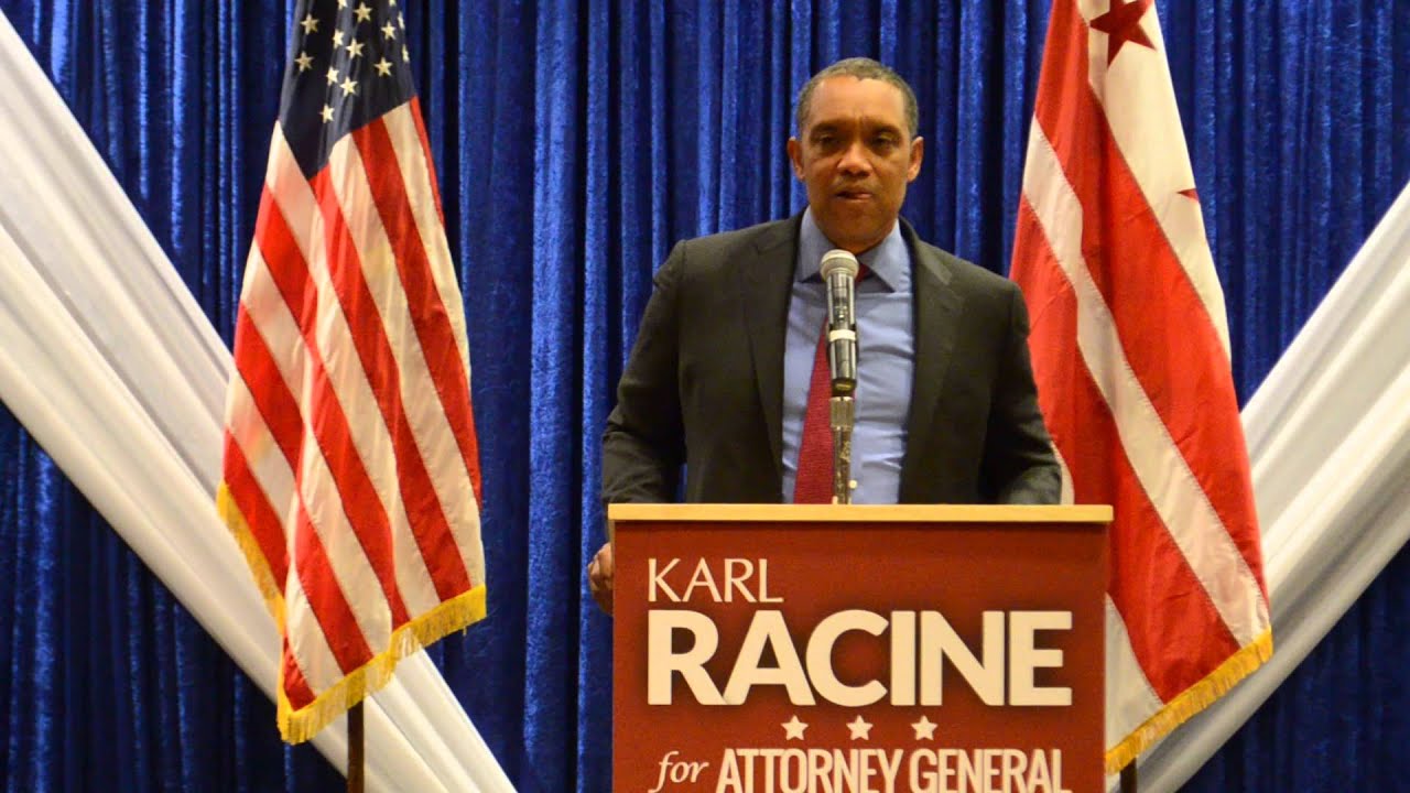 Attorney General's, Karl Racine Acceptance Speech - YouTube