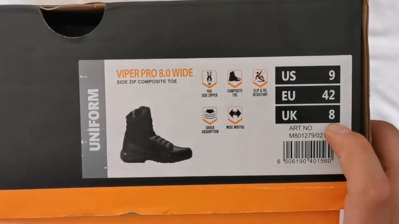 MAGNUM BOOTS VIPER PRO 8.0 - YouTube