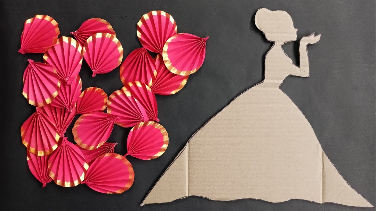 DIY Doll Dress Wall Hanging/Paper Craft For Home Decoration/Beautiful ...