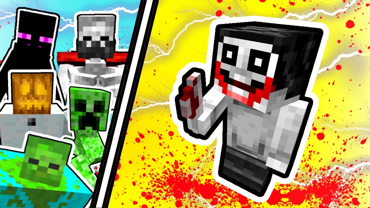 Jeff The Killer Vs. Mutant Monsters in Minecraft - YouTube