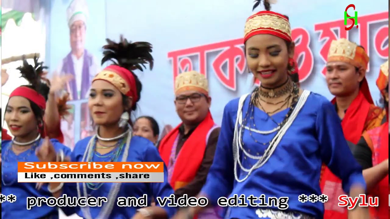 Garo Traditional Wangala farmgate botomuli Dance 2018. - YouTube