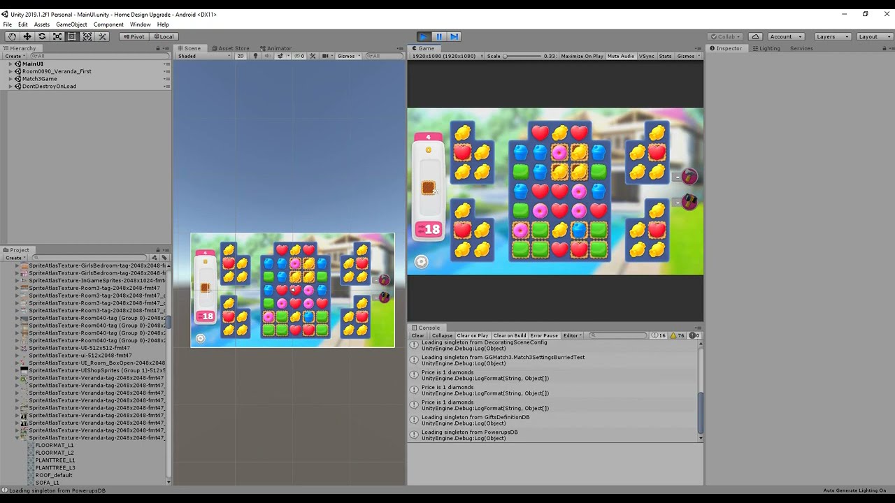 Mã nguồn Miss Robin Home Design trên Unity - Source code the Miss Robin Home Design game on ...